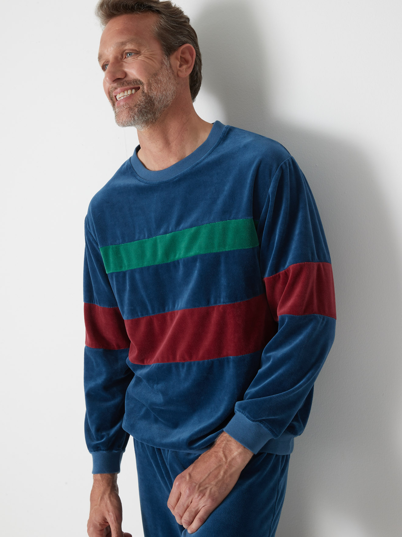 Pyjama forme jogging en velours - Daxon - Homme | Daxon