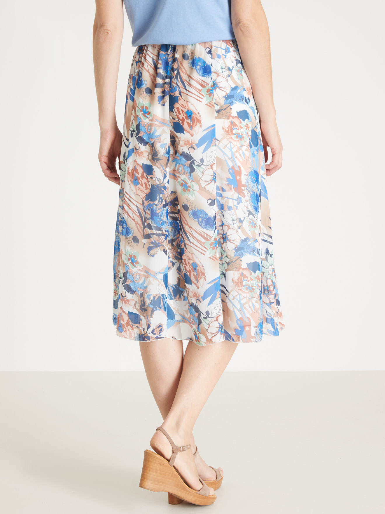 Jupe élastiquée évasée - Daxon - Femme | Daxon