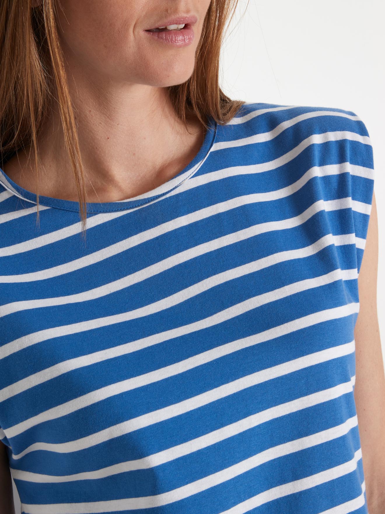 Tee-shirt à rayures sans manches - Daxon - Femme | Daxon
