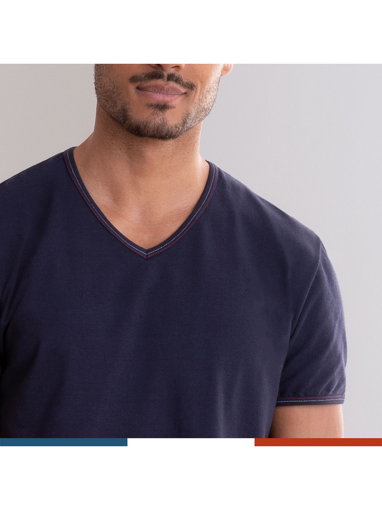 Tee-shirt col V homme Fait en France - Eminence - Homme | Daxon