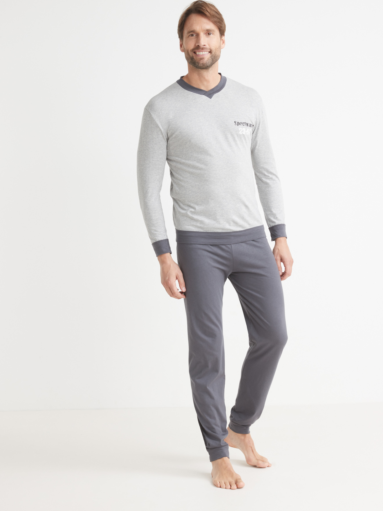 Pyjama en maille pur coton - Homme | Daxon