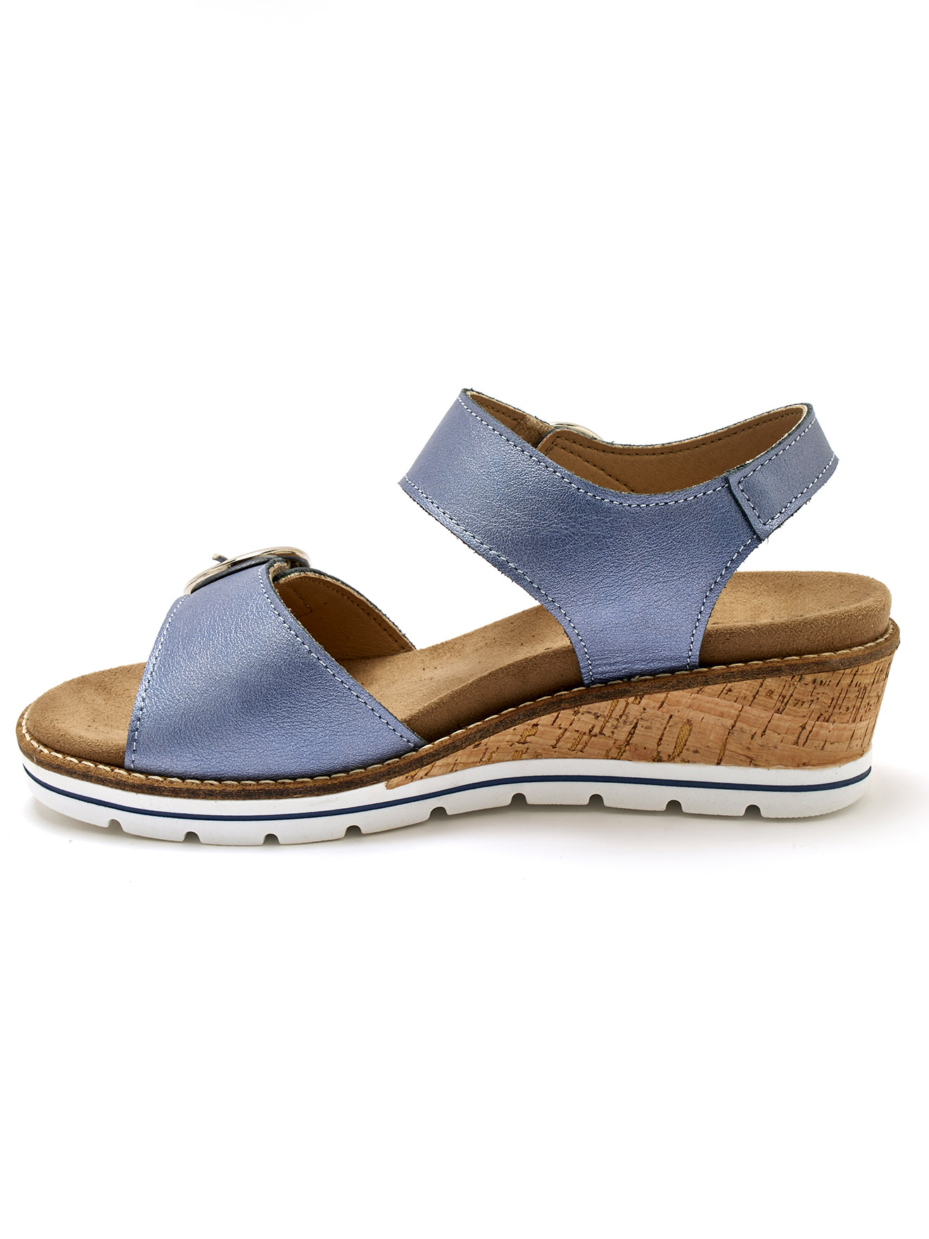 Sandales double scratch semelle amovible - Pédiconfort - Femme | Daxon