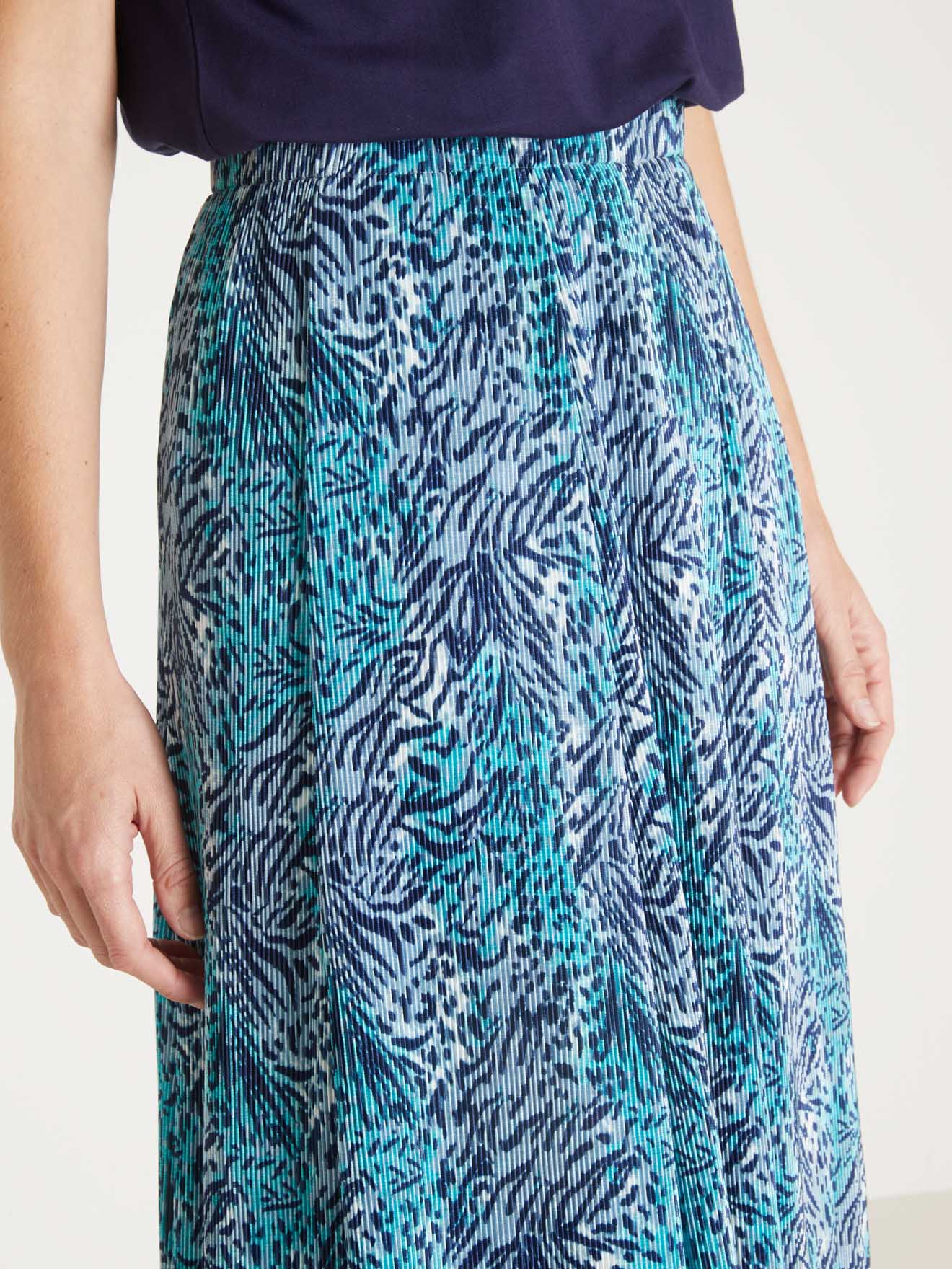 Jupe élastiquée plissé permanent - Daxon - Femme | Daxon