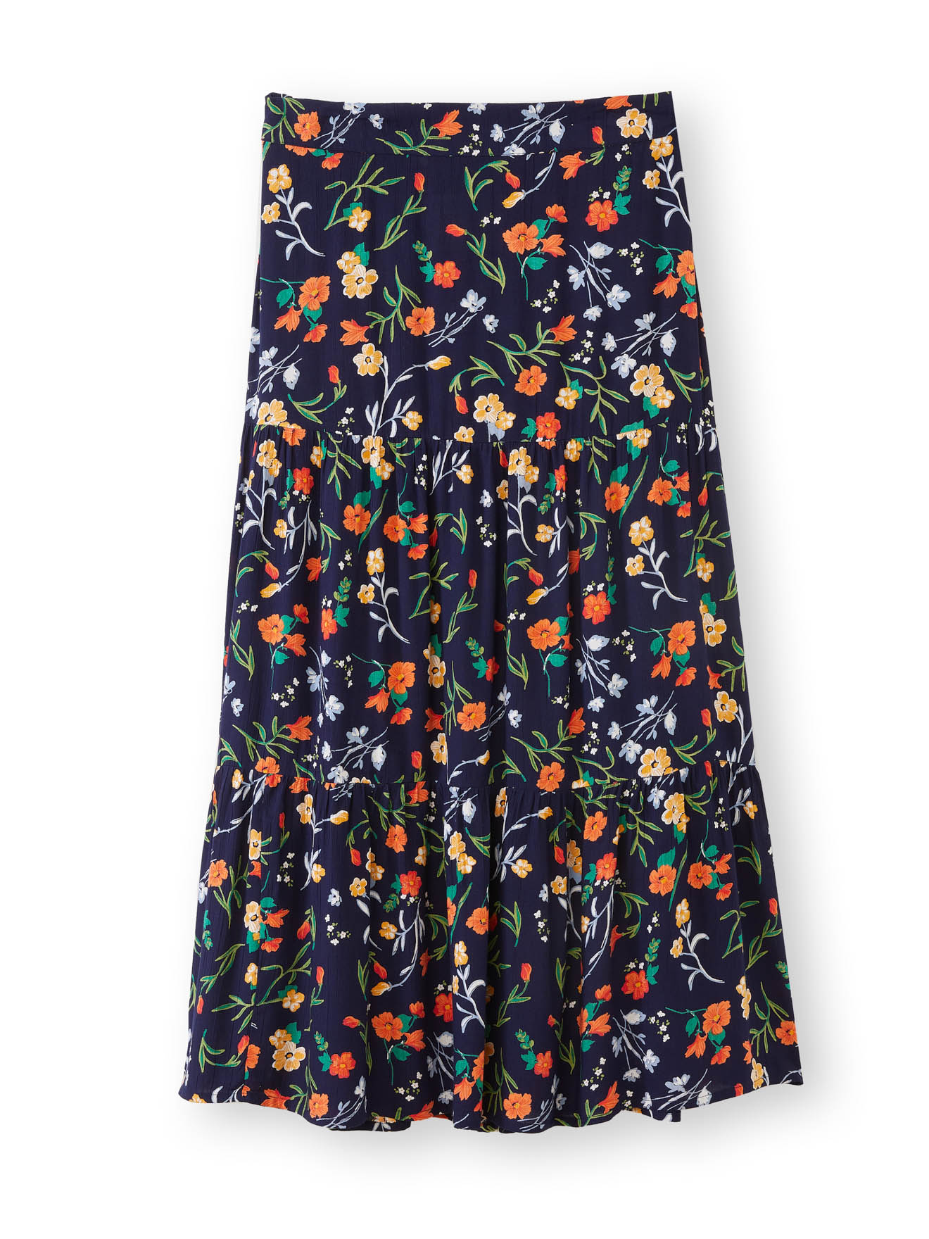 Jupe élastiquée ample à volants - Daxon - Femme | Daxon