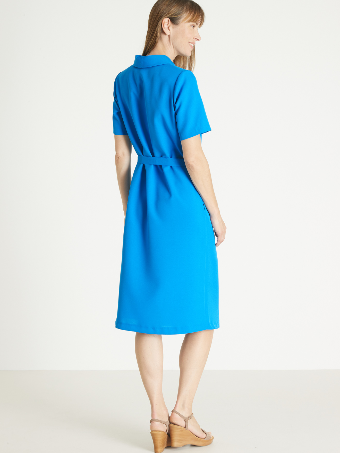 Robe classique col tailleur - Daxon - Femme | Daxon